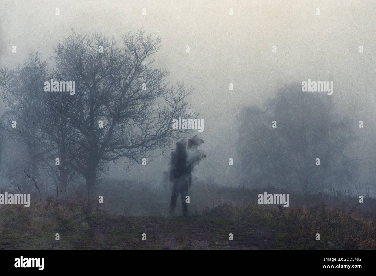 Disintergrating person hi-res stock photography and images - Alamy