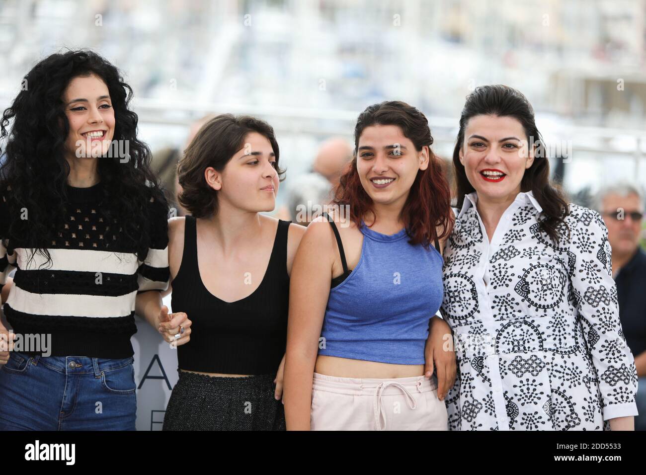 Director Gaya Jiji and actresses Manal Issa, Nathalie Issa, Mariah ...