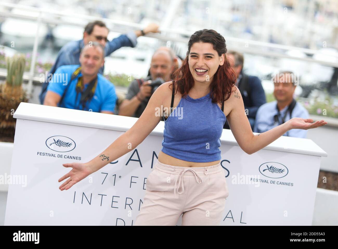 Actress Manal Issa attends the photocall for 'My Favourite Fabric (Mon ...