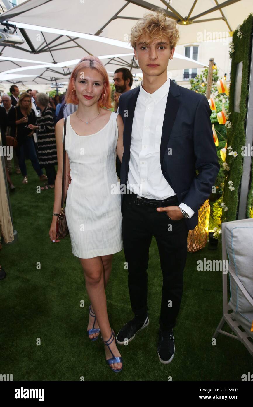 Mathilde Fusaro et Vassili Schneider lors de la soiree d' Inauguration ...