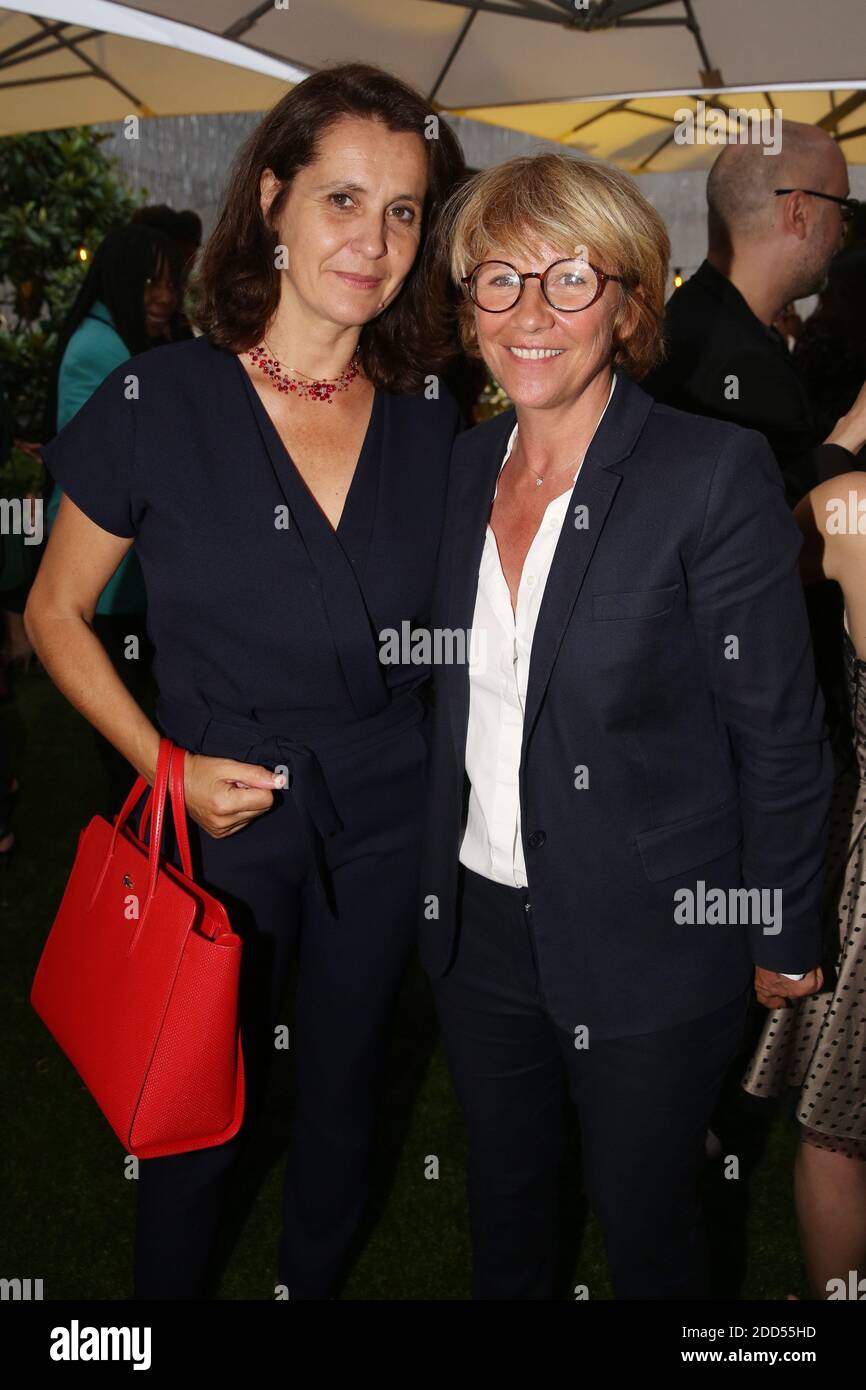 Pascale Pouzadoux et Ariane Massenet lors de la soiree d' Inauguration ...