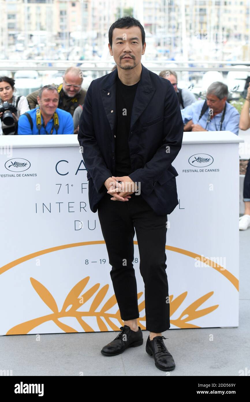 Fan Liao posing at the Les Eternels photocall held at the Palais des ...