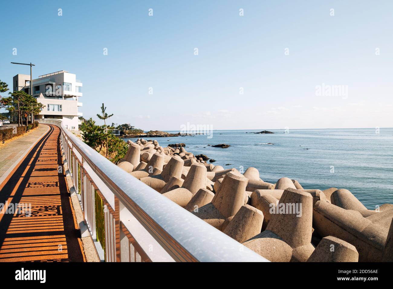 Gijang seaside road in Busan, Korea Stock Photo - Alamy