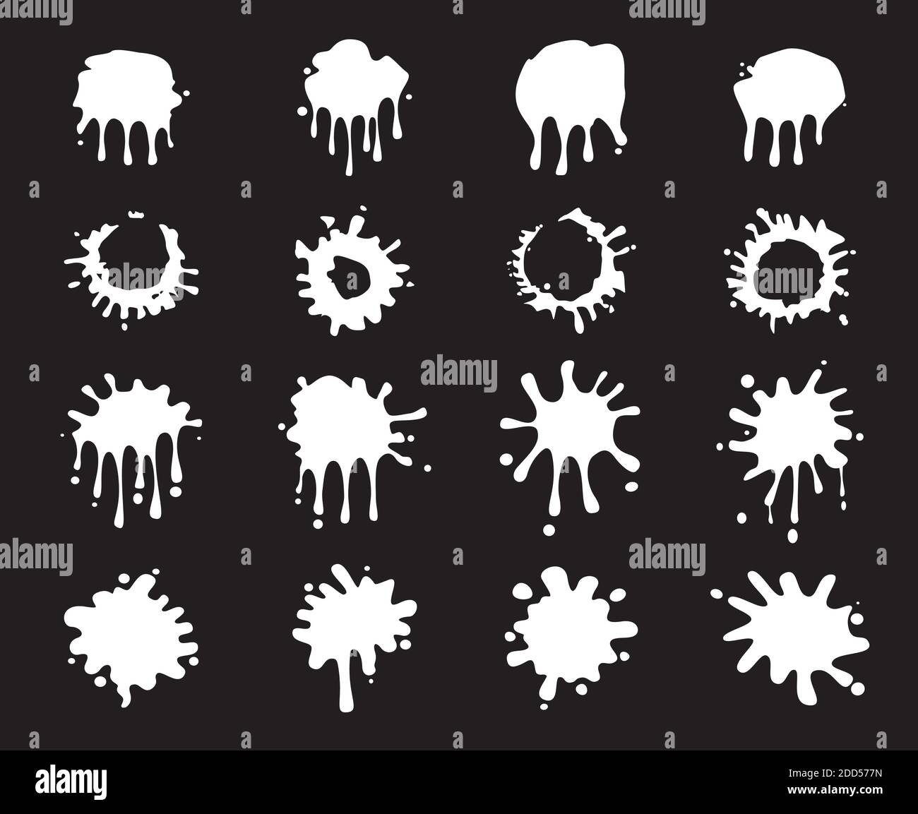 White splash Stock Vector Images - Alamy