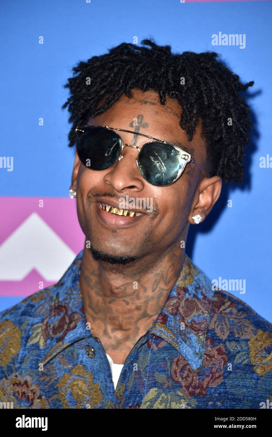 21 Savage attends the 2018 MTV Video Music Awards at Radio City Music ...
