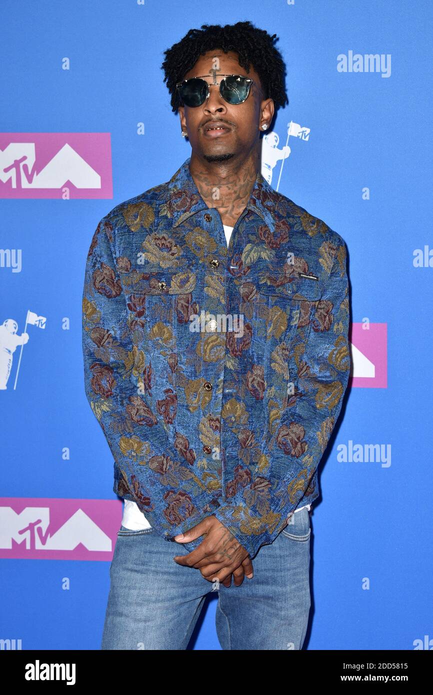 21 Savage attends the 2018 MTV Video Music Awards at Radio City Music ...