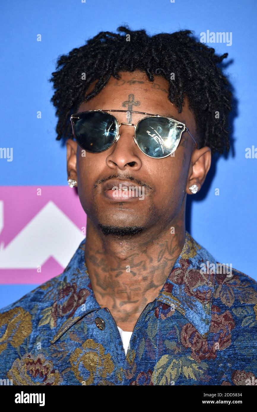 21 Savage attends the 2018 MTV Video Music Awards at Radio City Music ...