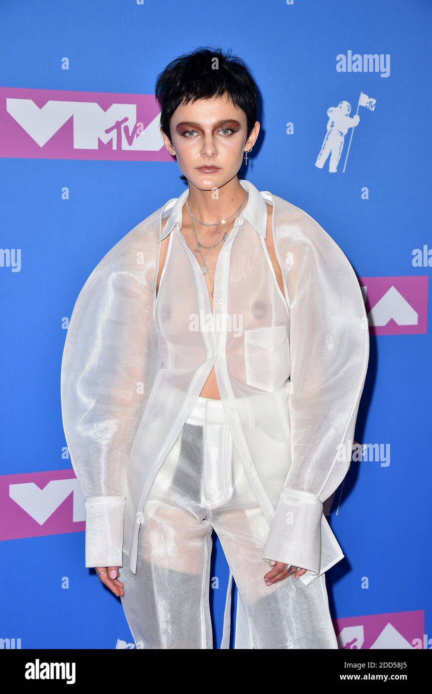Morgan Saint attends the 2018 MTV Video Music Awards at Radio City ...