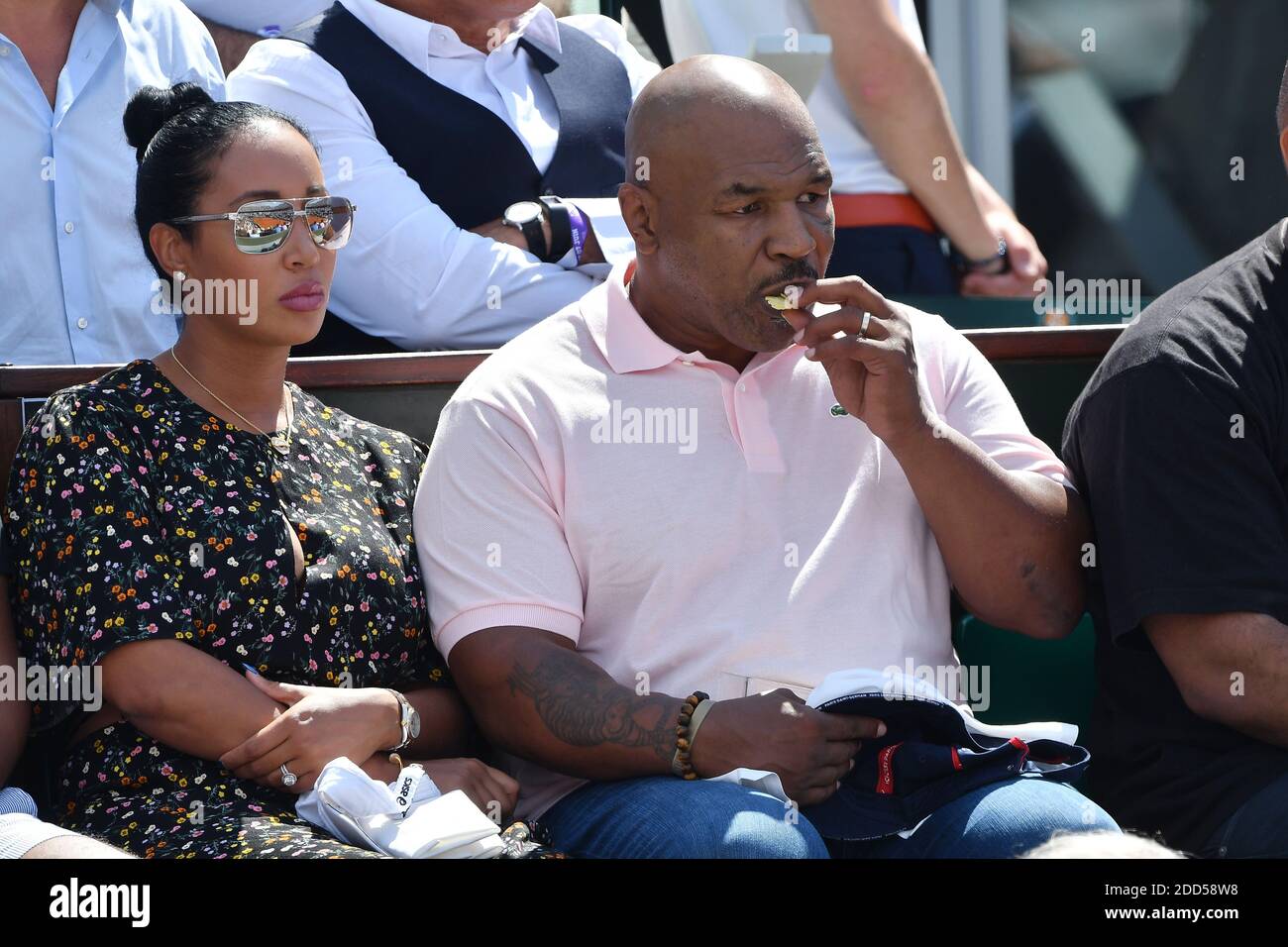 Former heavyweight champion Mike Tyson and his wife Lakiha Spicer ...
