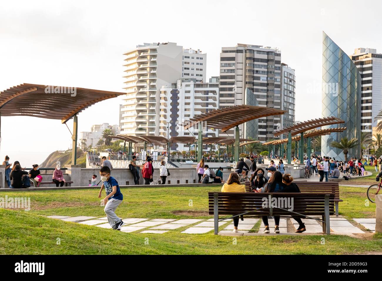 Upscale Larcomar shopping center in Miraflores, Peru Stock Photo - Alamy