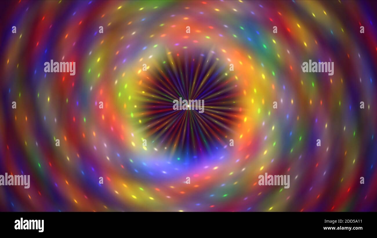 pulses star ray color abstract, render illustration Stock Photo - Alamy