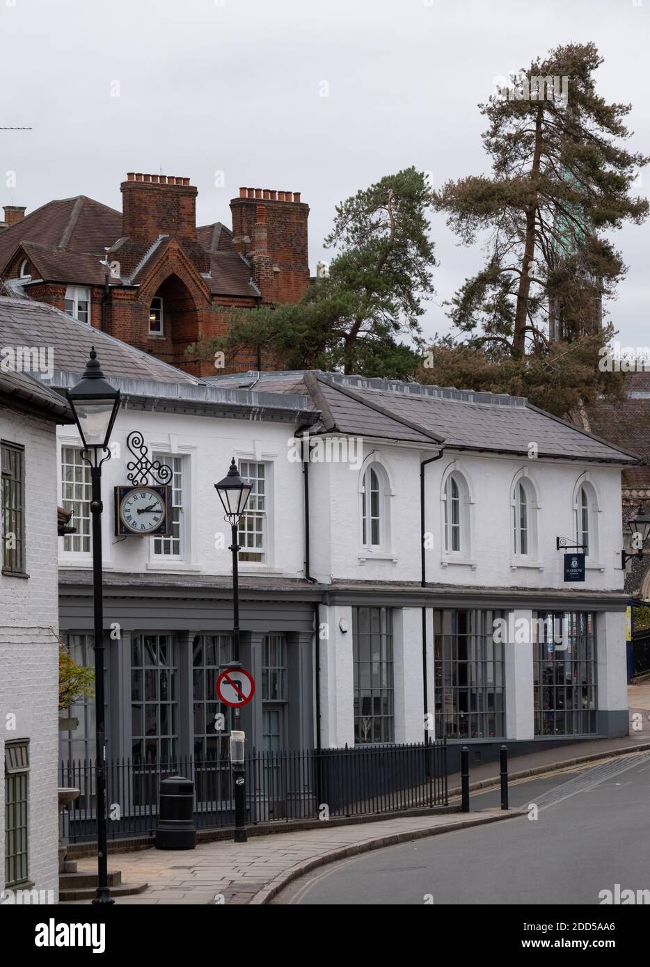 Historic buildings on the corner of High Street and West Street at ...