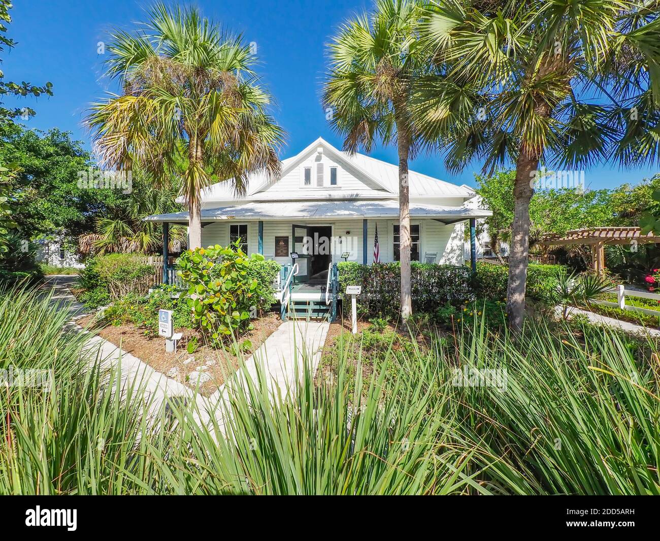 The Rutland House in the Sanibel Historical Museum and Village on ...