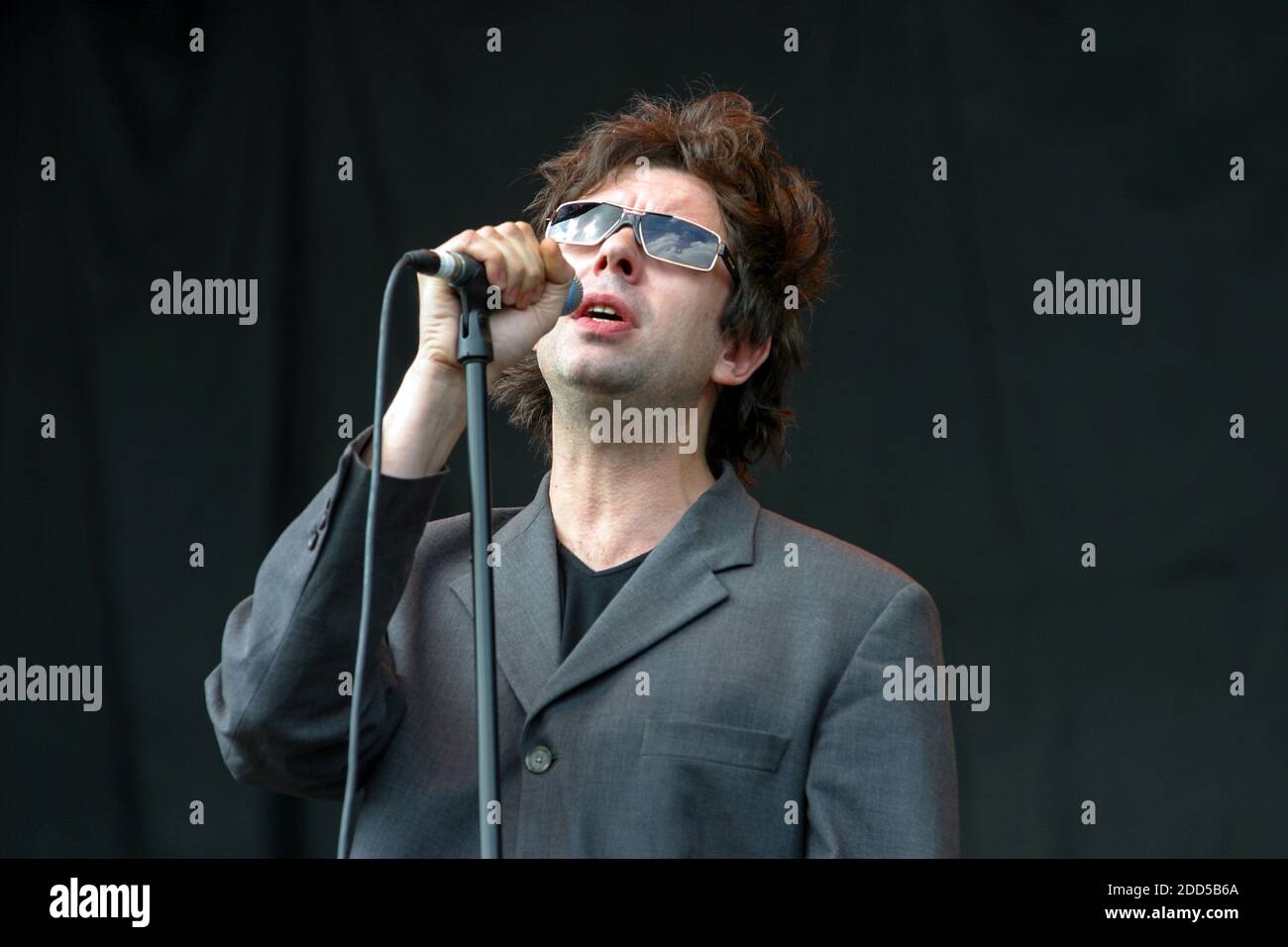 Ian McCulloch and Echo & the Bunnymen performing at the Virgin V ...