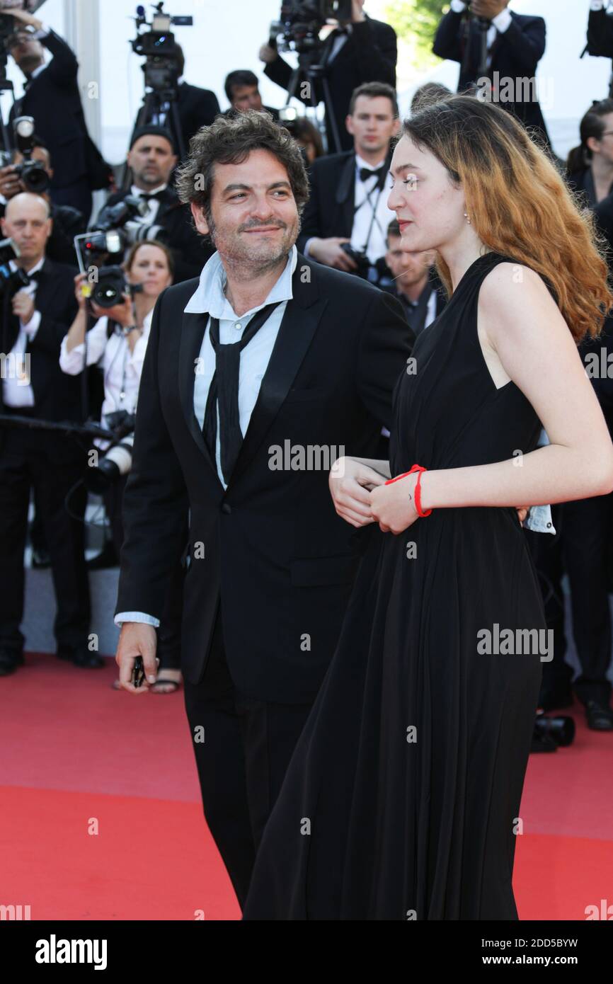 French musician Matthieu Chedid a.k.a M and his daughter Billie at the ...