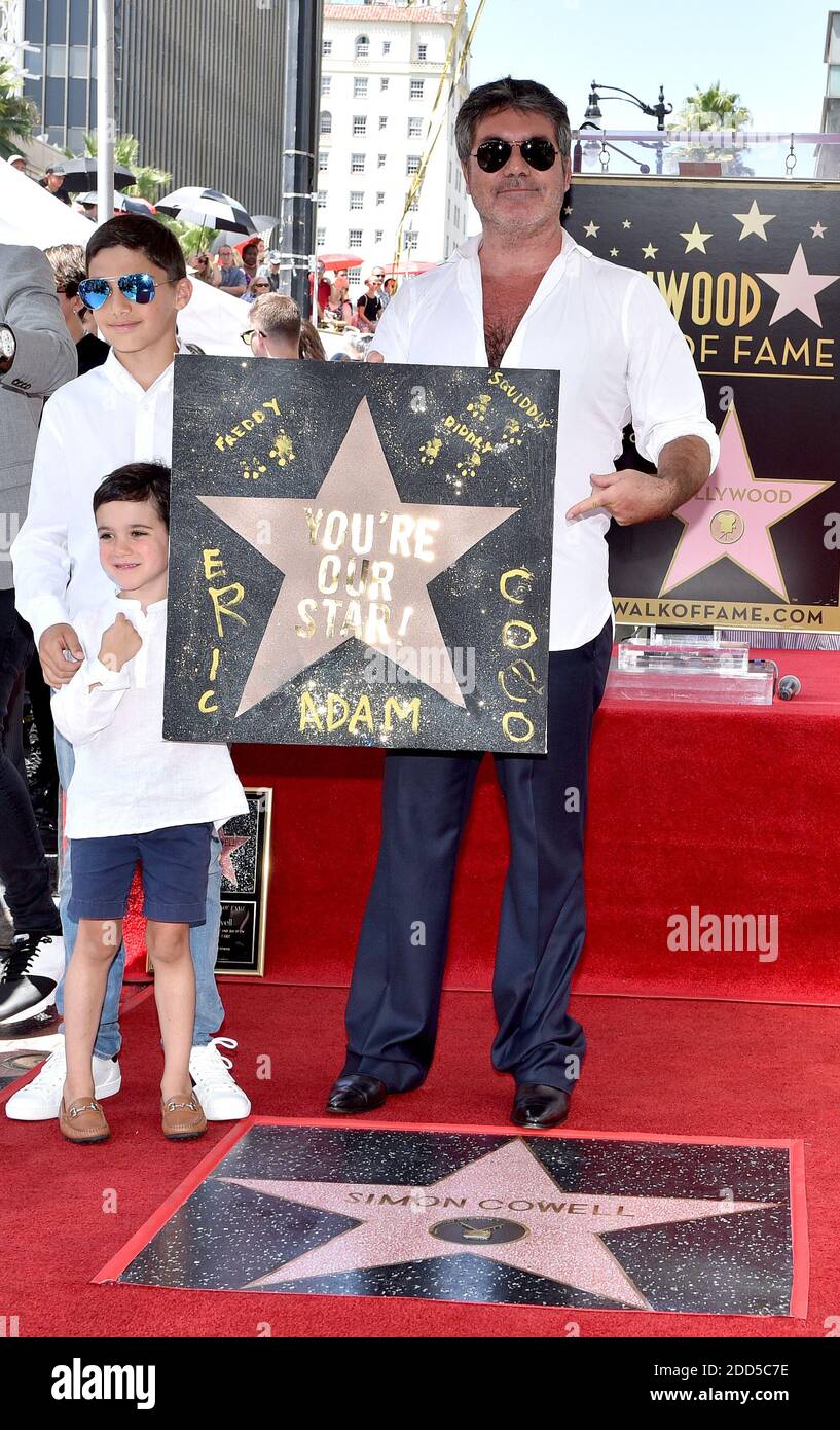Adam Silverman, Eric Cowell attend the ceremony honoring Simon Cowell ...
