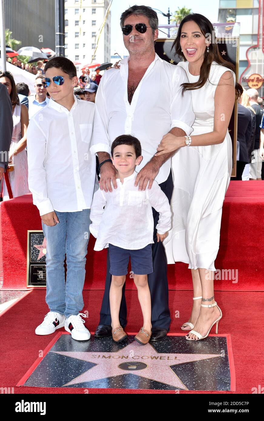 Adam Silverman, Eric Cowell and Lauren Silverman attends the ceremony ...