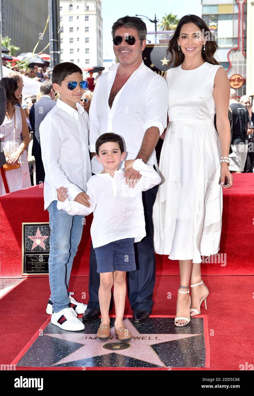 Adam Silverman, Eric Cowell and Lauren Silverman attends the ceremony ...