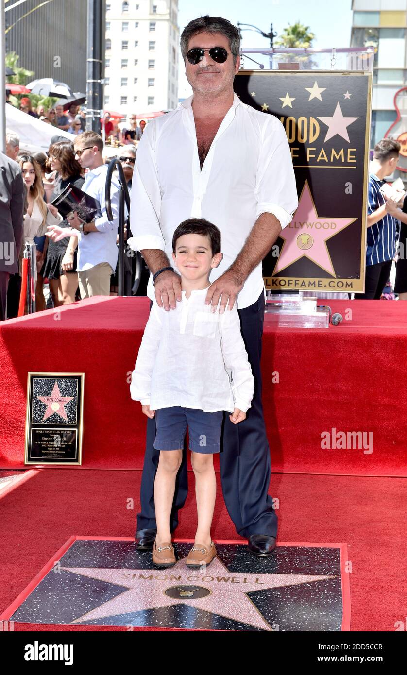 Eric Cowell attends the ceremony honoring Simon Cowell with a star on ...