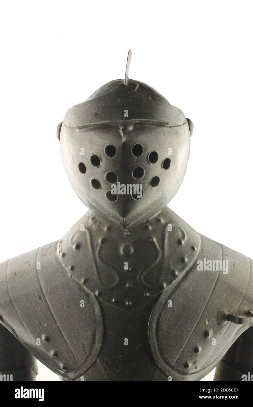 Medieval torso armour isolated on a white background Stock Photo - Alamy