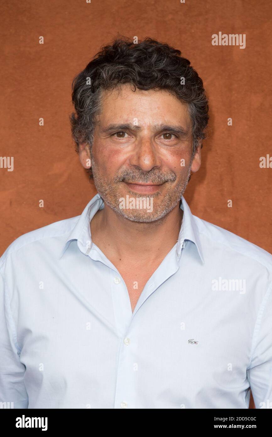 Pascal Elbe in Village during French Tennis Open at Roland-Garros arena ...