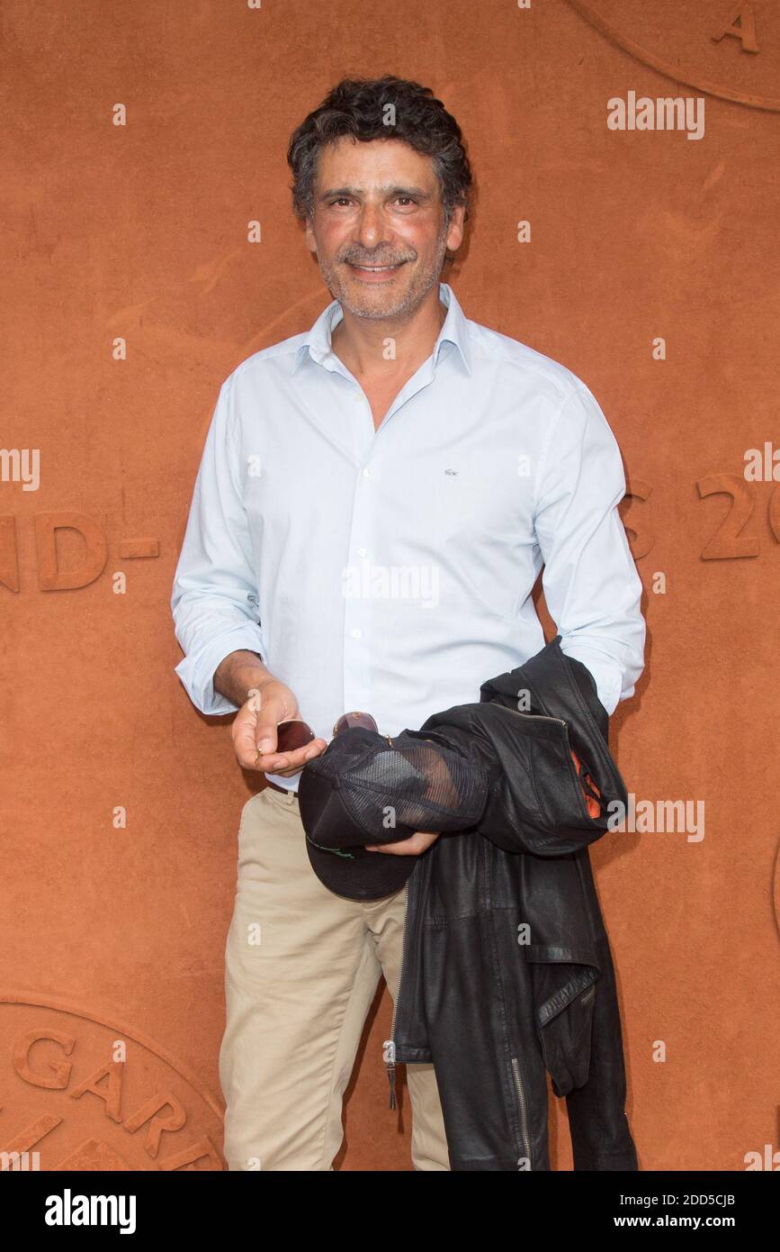 Pascal Elbe in Village during French Tennis Open at Roland-Garros arena ...