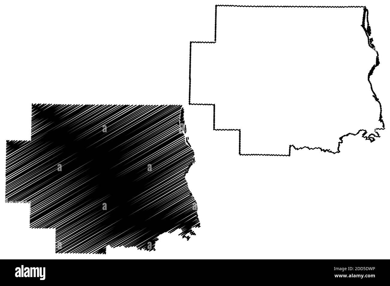 Troy missouri map Stock Vector Images - Alamy