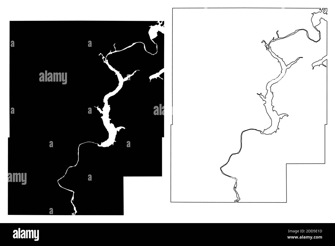 Pryor oklahoma map Stock Vector Images - Alamy