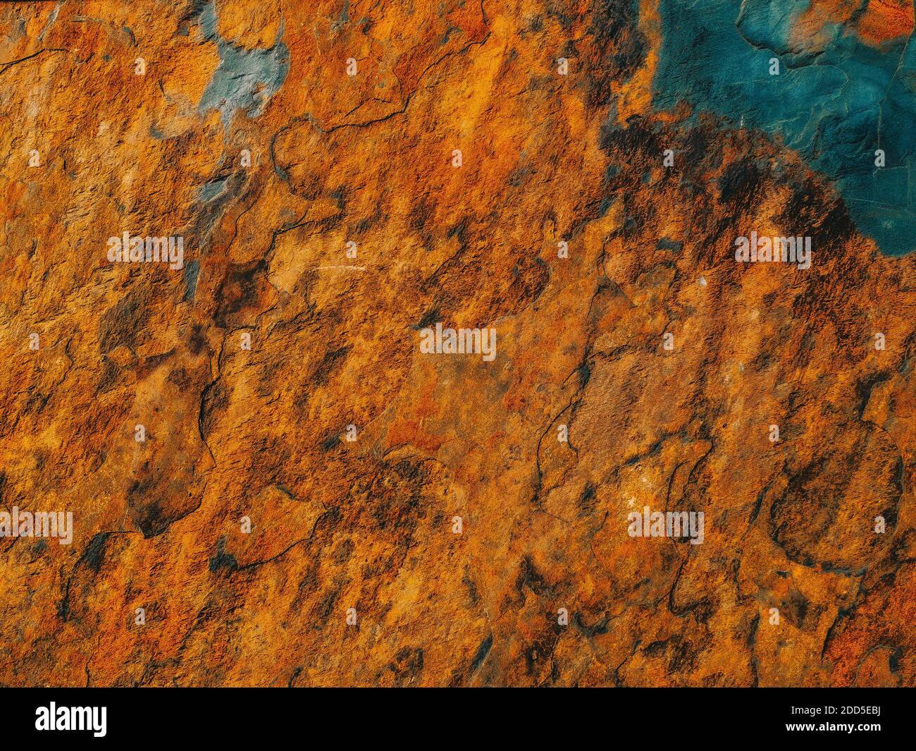 Colorful Cracked Corrosion Surface Texture or Background Stock Photo ...