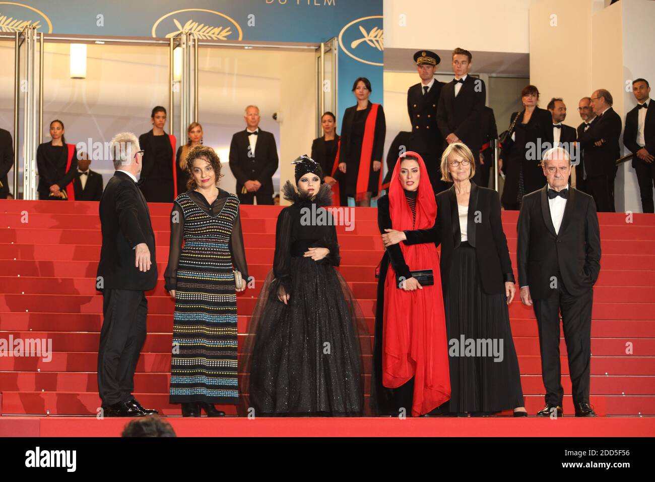 Iranian actress Behnaz Jafari and Iranian actress Marziyeh Rezaei ...