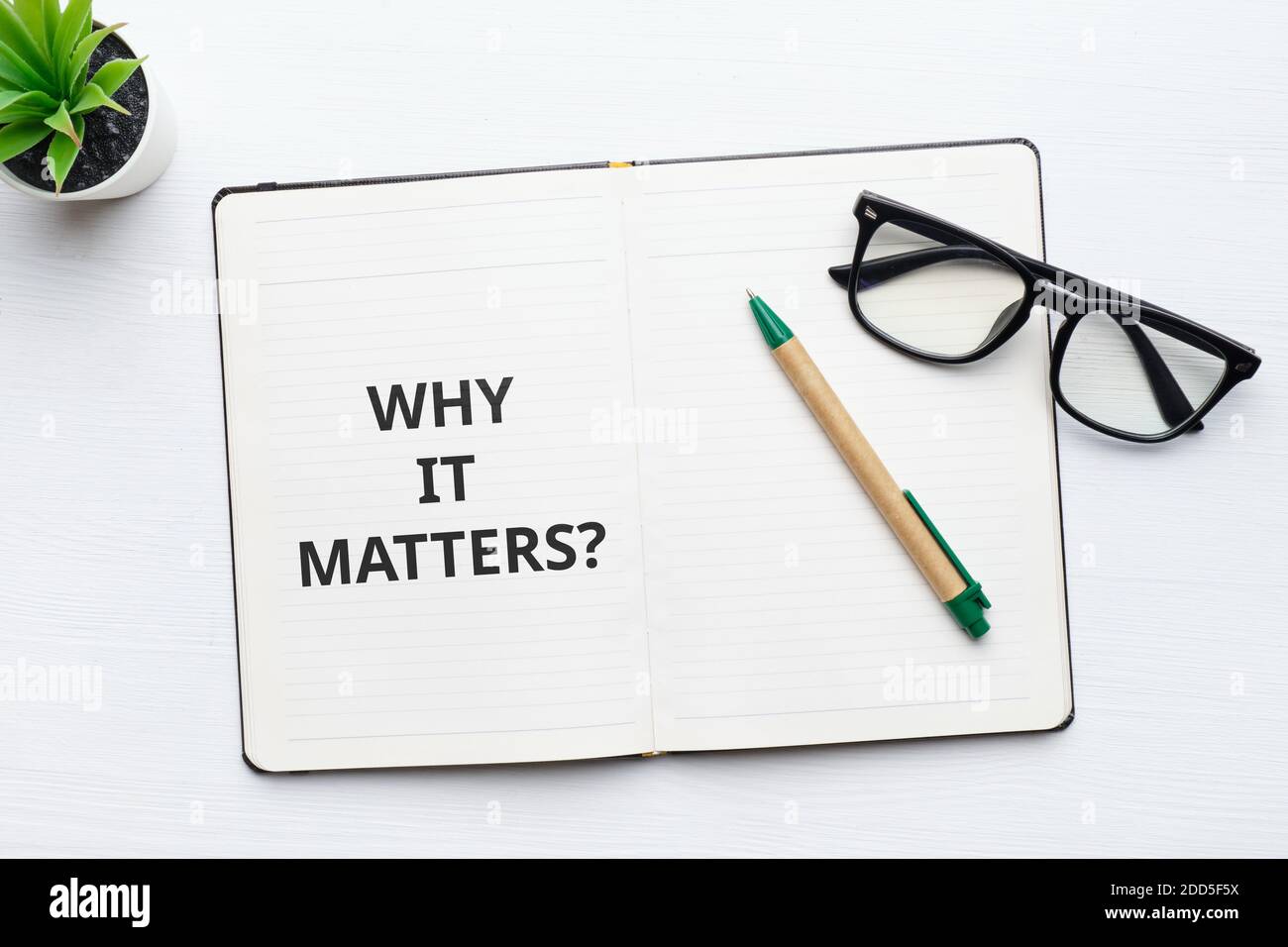 Handwritten question why it matters concept on paper Stock Photo - Alamy