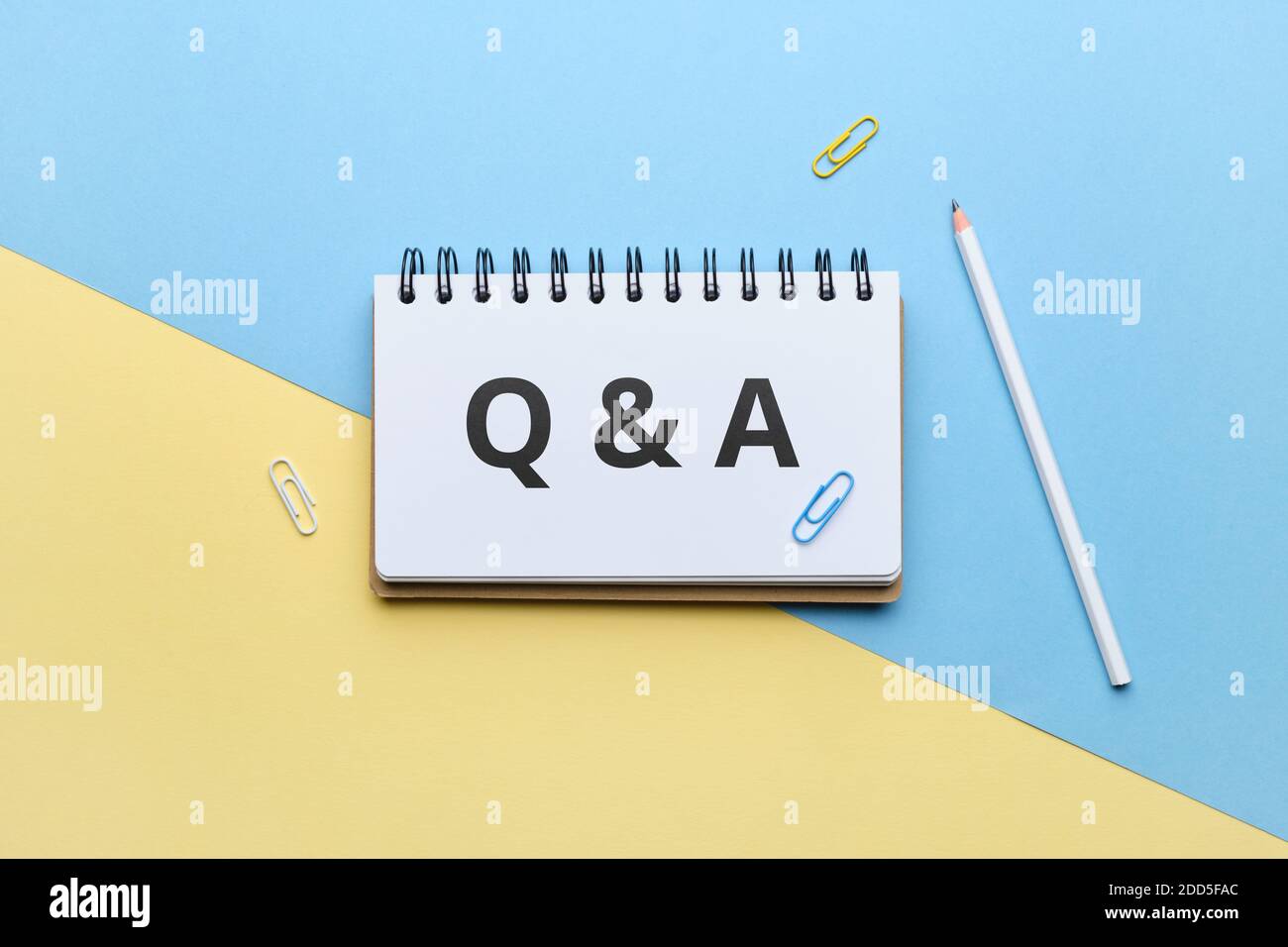 Handwritten Questions and answers concept on paper Stock Photo - Alamy