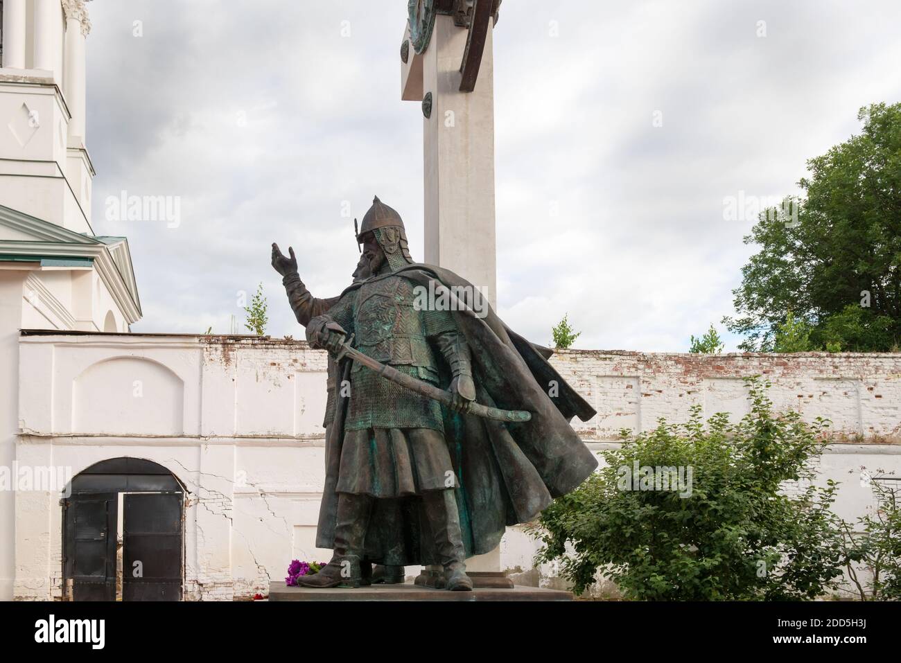 Yaroslavl, Russia - August 14, 2020: Monument to the leaders of the ...