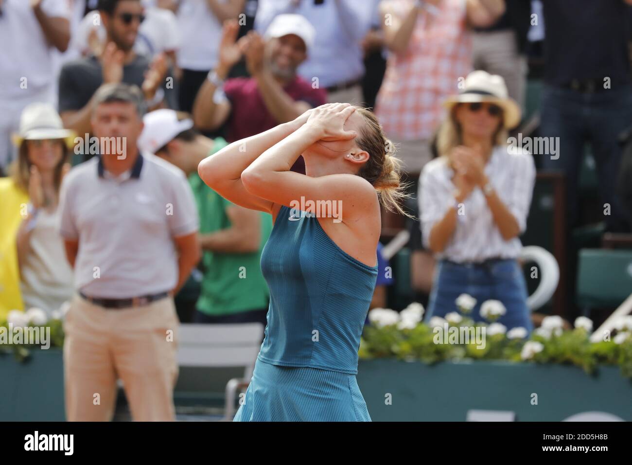 Romania's Simona Halep winning the women final of the French Tennis ...