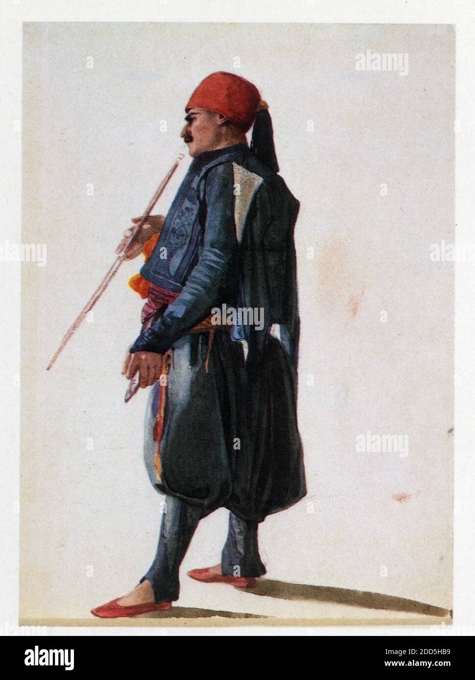 Charles Gleyre. 1808-1874. Cavass of the English Consul, Smyrna Stock ...