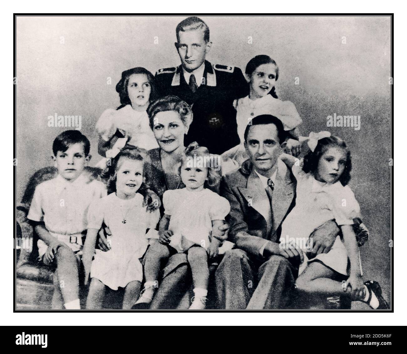 Goebbels Family Group Photograph Archive High Resolution Stock ...