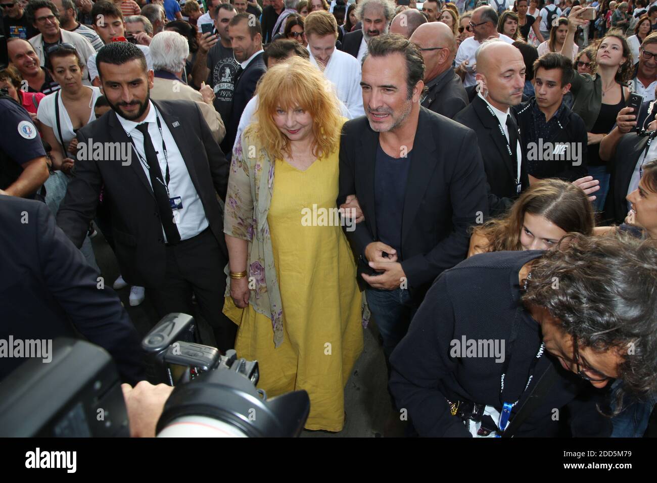 Yolande Moreau and Jean Dujardin seen at I Feel Good Photocall as part ...