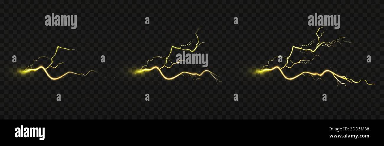 Yellow Lightning Animation