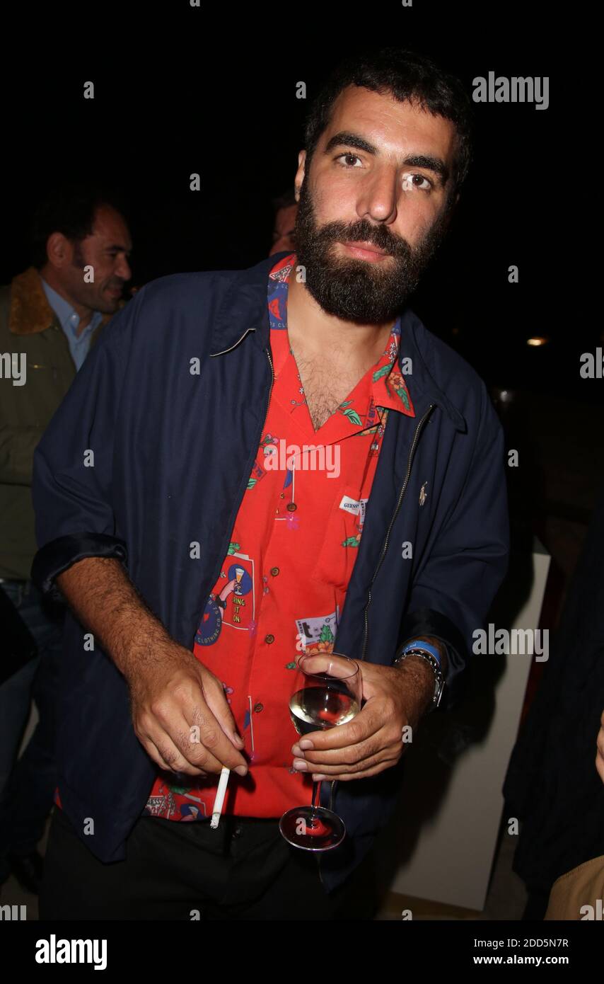 Romain Gavras attending Le Monde est a toi Party held at Plage Magnum ...
