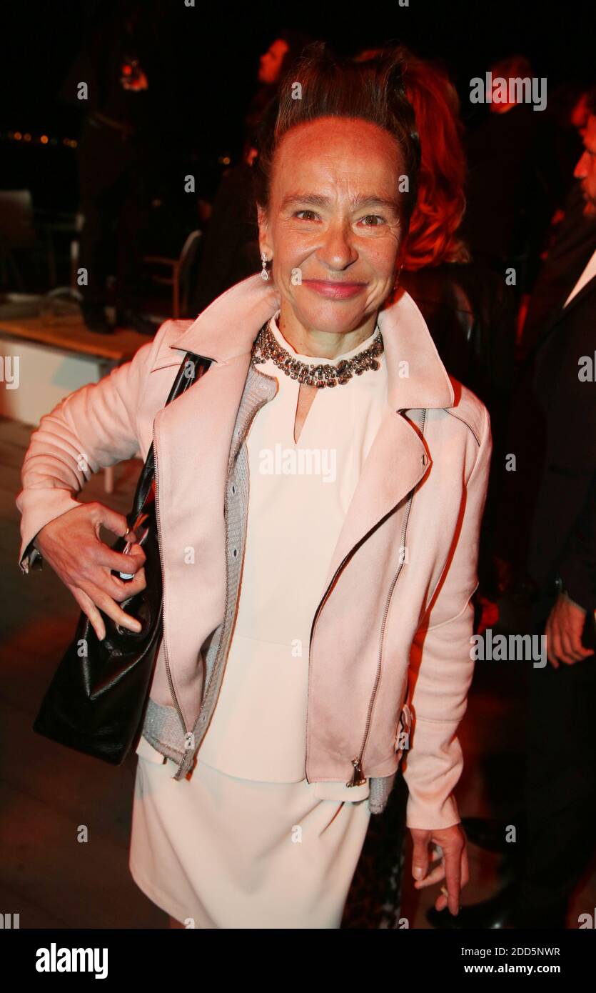 Dominique Frot attending Orange Party held at Plage Majestic during The ...