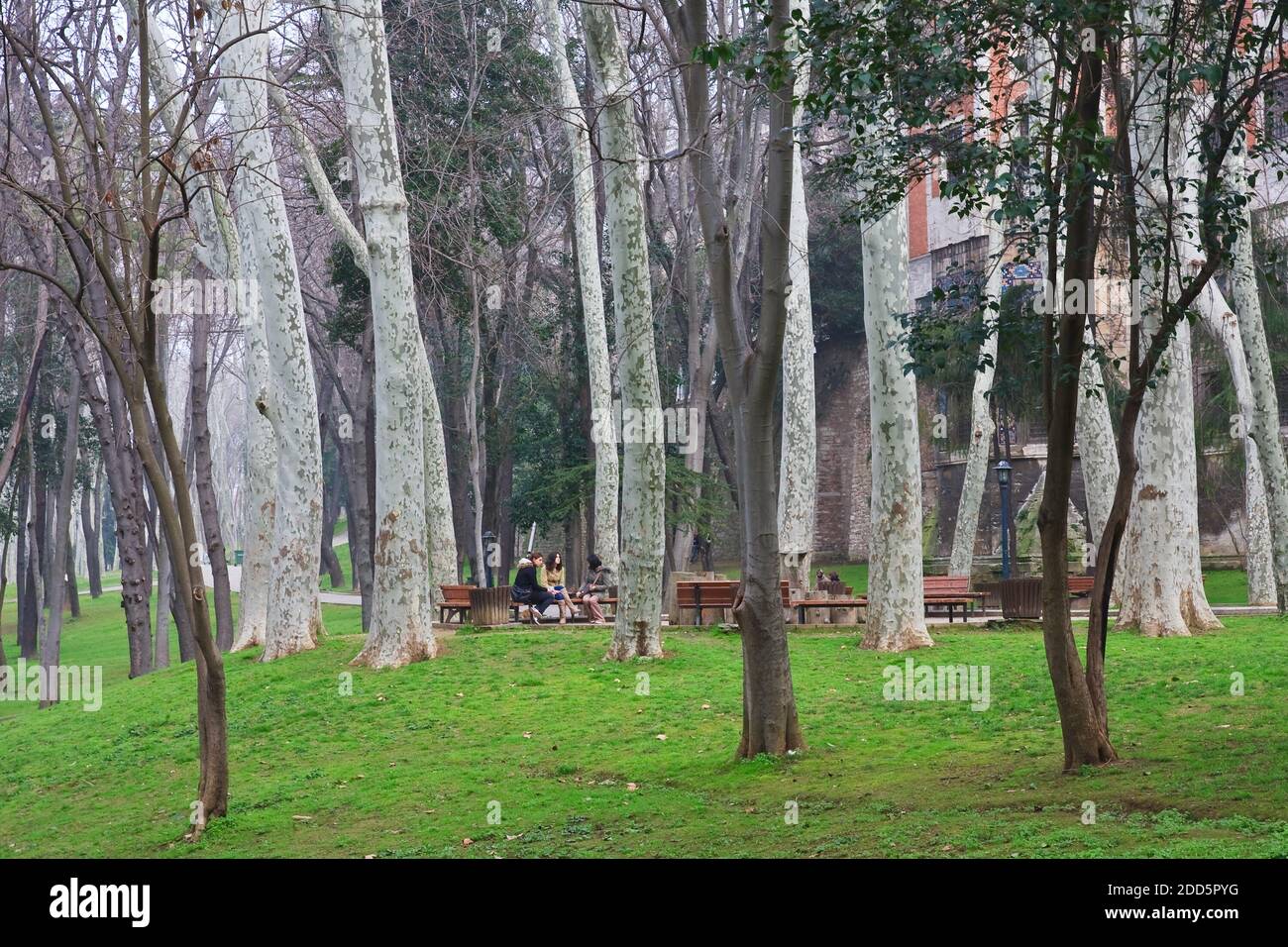 Gulhane Park in Istanbul, Turkey Stock Photo - Alamy