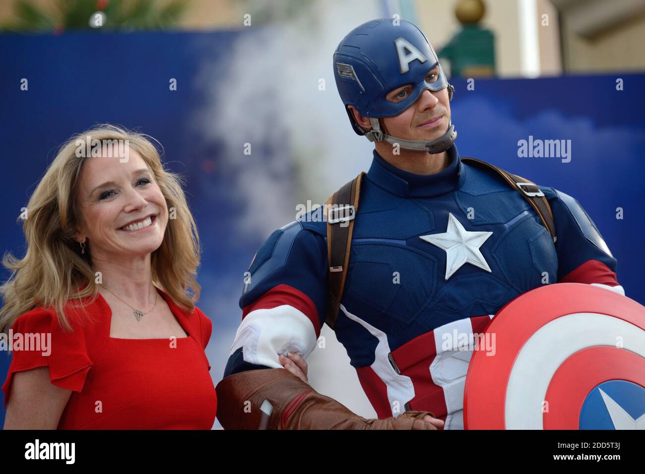 Catherine Powell attending the 'Marvel Summer of Super Heroes' opening ...
