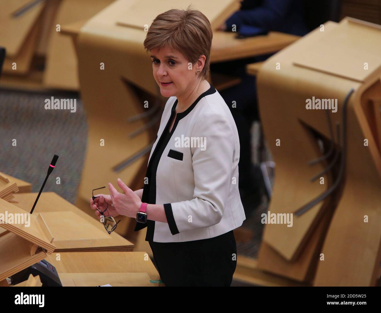 MSP First Minister Nicola Sturgeon addressing current MSPs on updates ... MSP First Minister Nicola Sturgeon addressing current MSPs on updates ...
