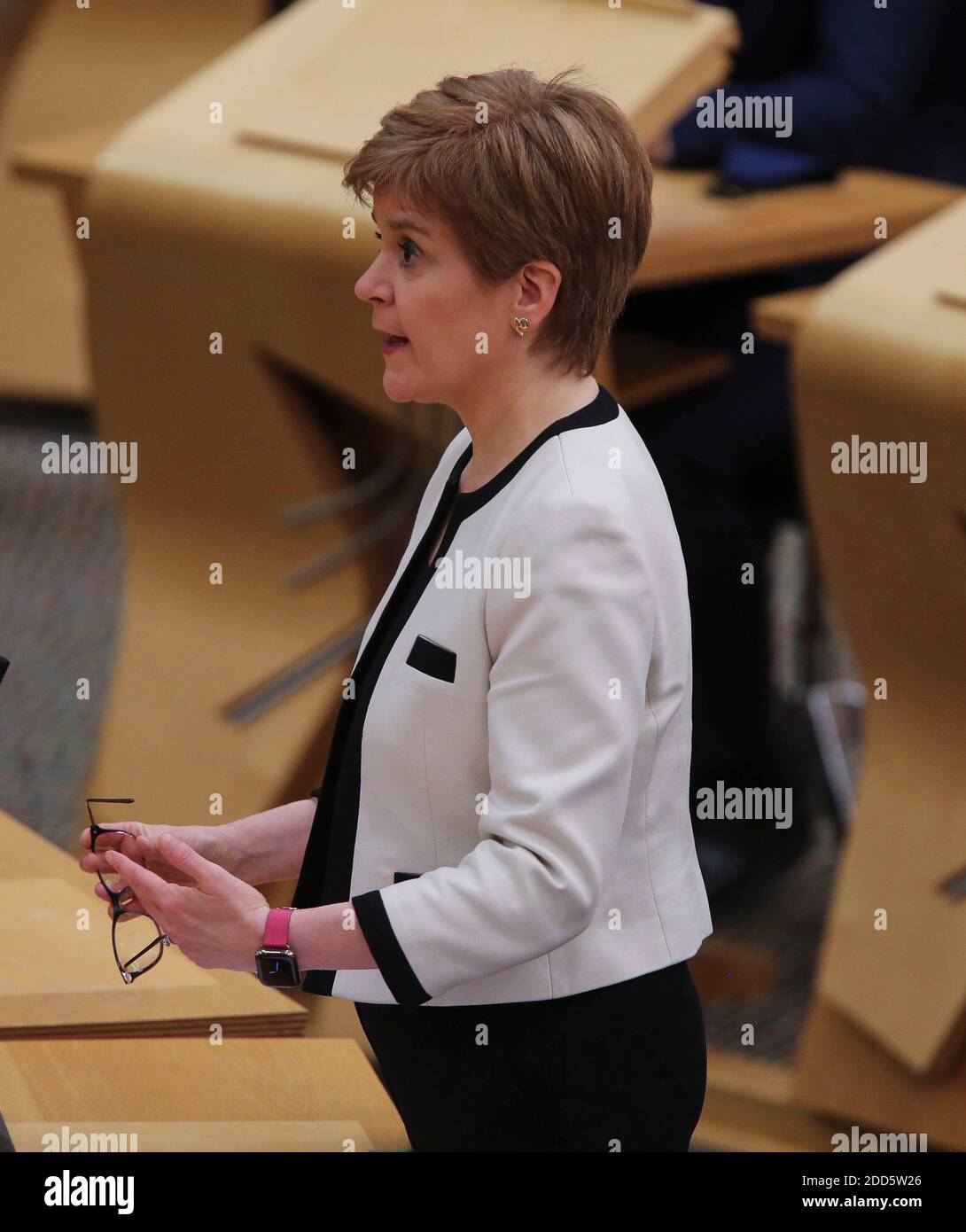 MSP First Minister Nicola Sturgeon addressing current MSPs on updates ... MSP First Minister Nicola Sturgeon addressing current MSPs on updates ...