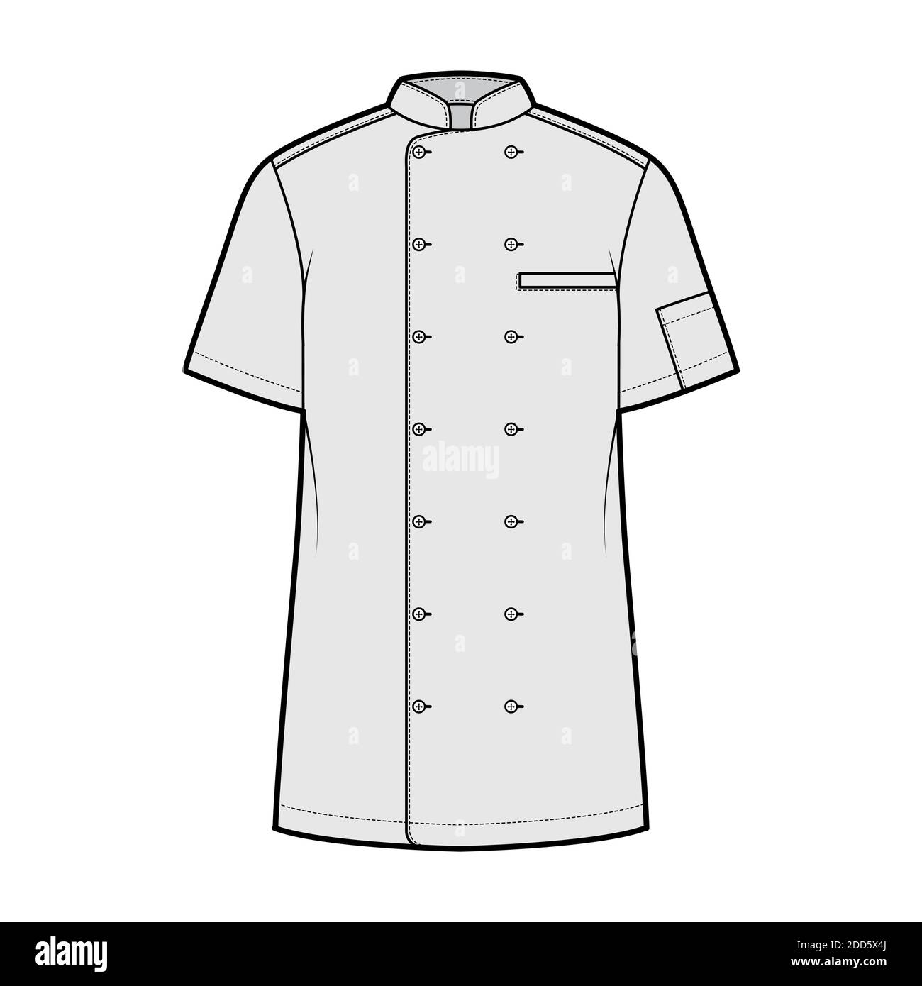 Chefs suit uniform Stock Vector Images - Alamy