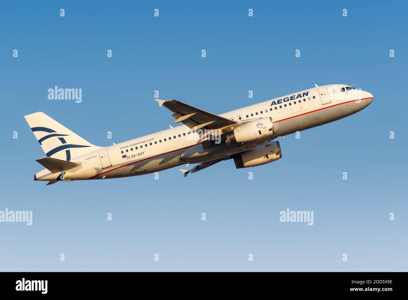 Athens, Greece - September 23, 2020: Aegean Airlines Airbus A320 ...