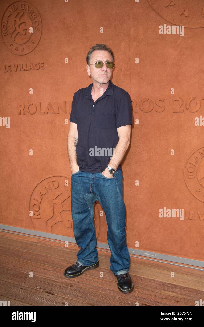 Tim Roth in Village during French Tennis Open at Roland-Garros arena on ...