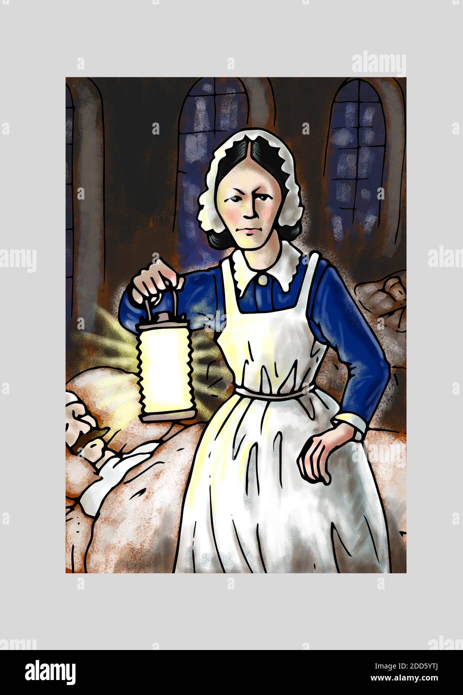 Florence nightingale nurse hospital hi-res stock photography and images ...