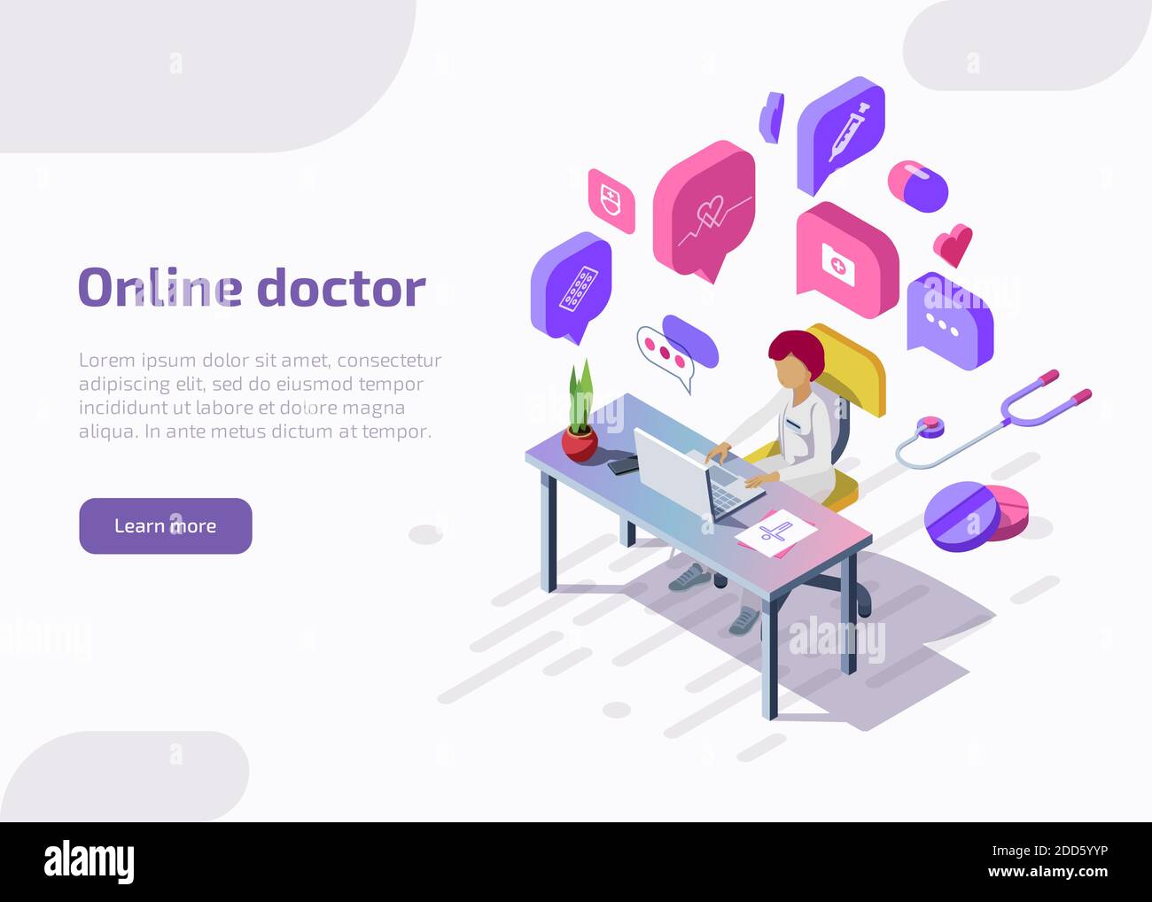 Doctor healthcare expert medical Stock Vector Images - Alamy