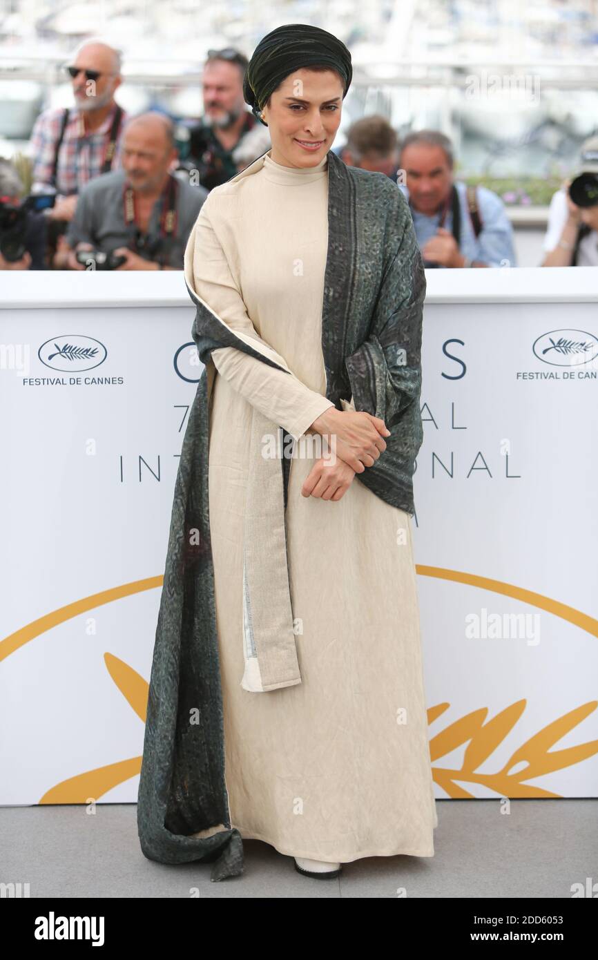 Behnaz Jafari attends the photocall for '3 Faces (Se Rokh)' during the ...